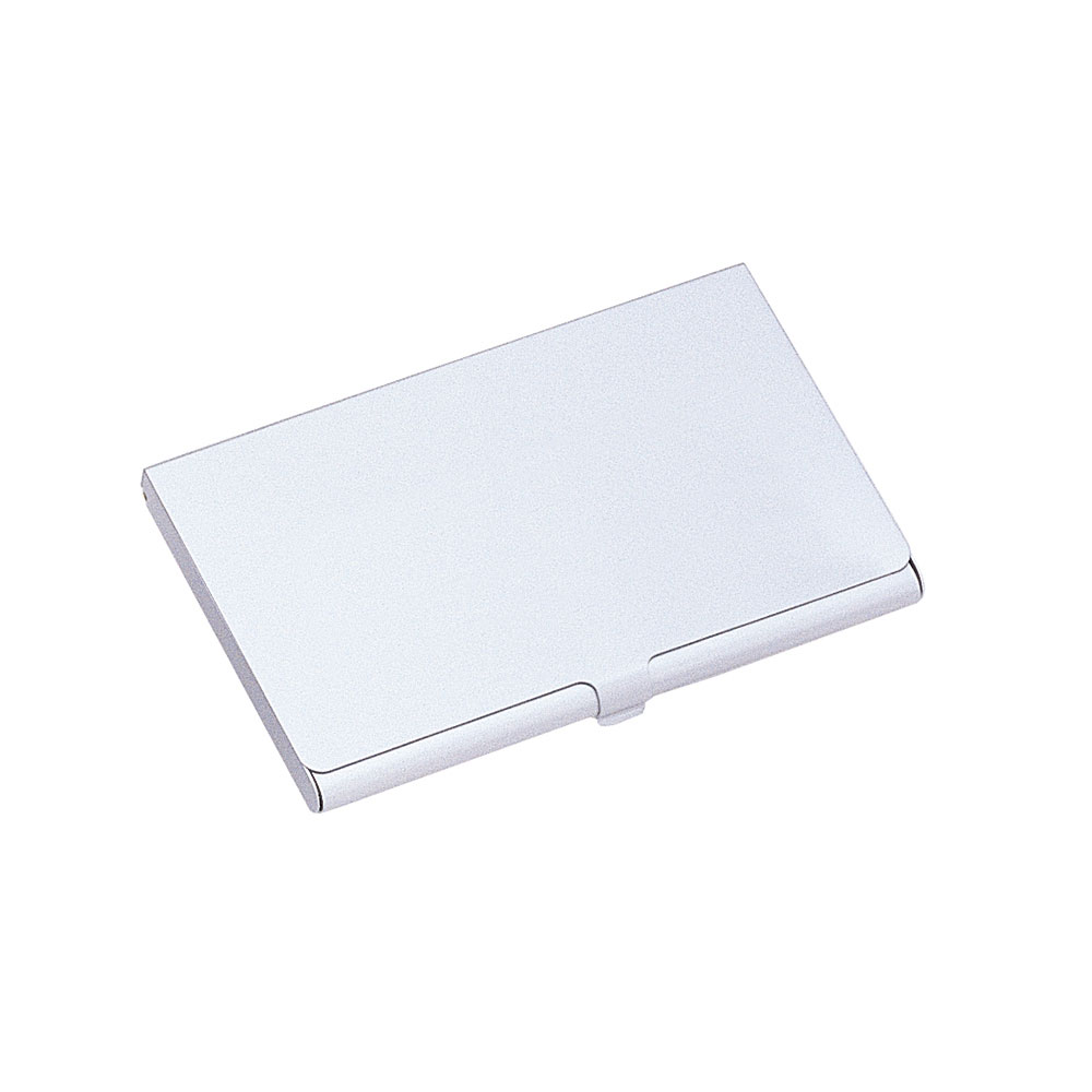 Aluminum Business Card Case in Silver Finish | BD144A-S