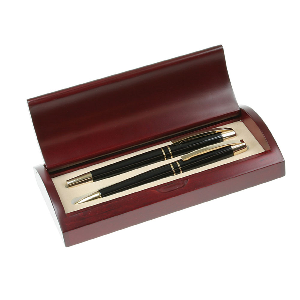 Executive Ball Pen and Roller Ball Pen Set - Black Lacquer | S6313-BK